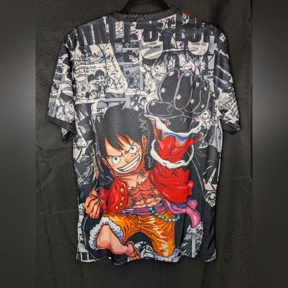 adidas | Shirts | Adidas X Japan Jfa X One Piece Soccer Jersey Luffy ...